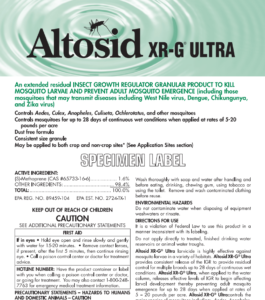 Labels - Clark County Mosquito Control District - CCMCD