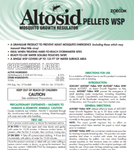 Product Labels - Clark County Mosquito Control District - CCMCD