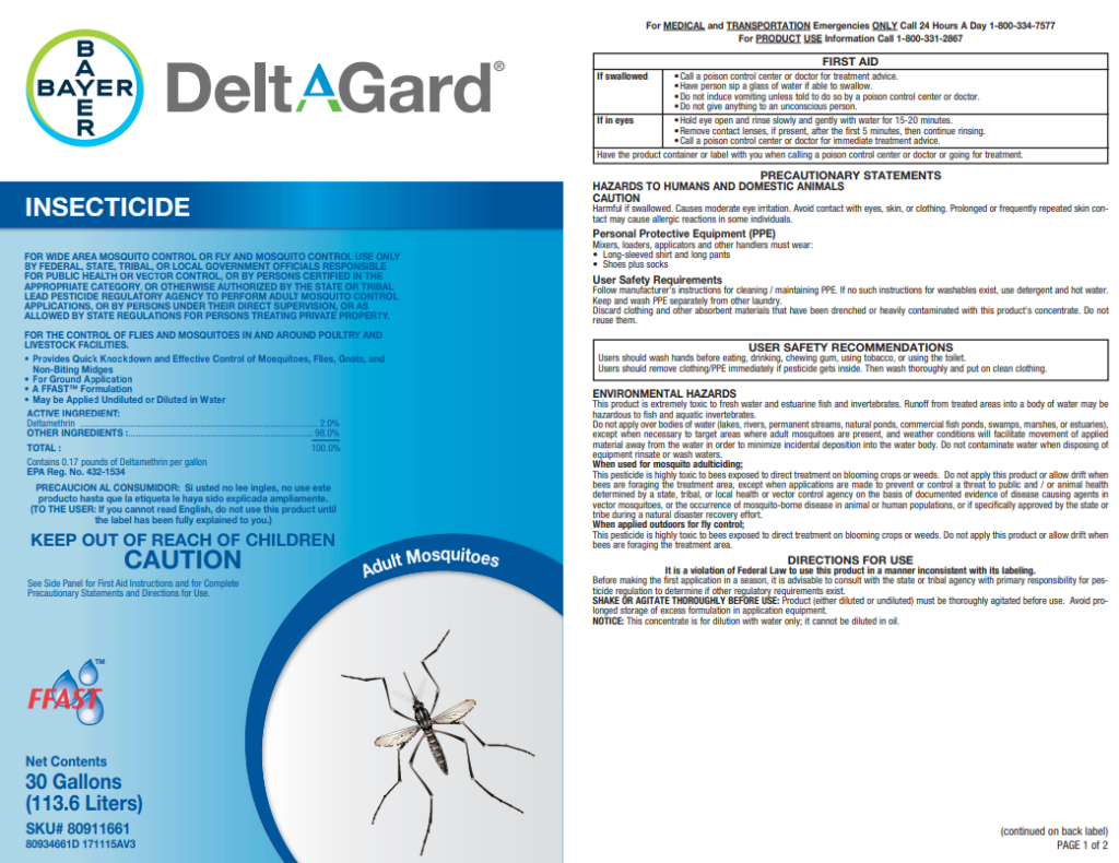 Labels - Clark County Mosquito Control District - CCMCD