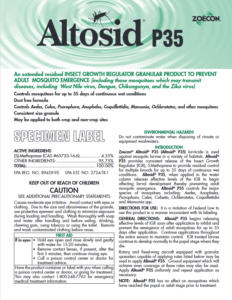 Product Labels - Clark County Mosquito Control District - CCMCD
