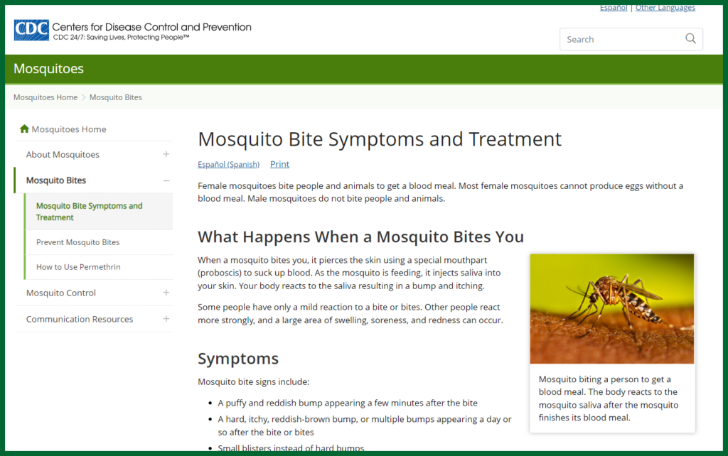 Insect Bites and Repellents - Clark County Mosquito Control District ...